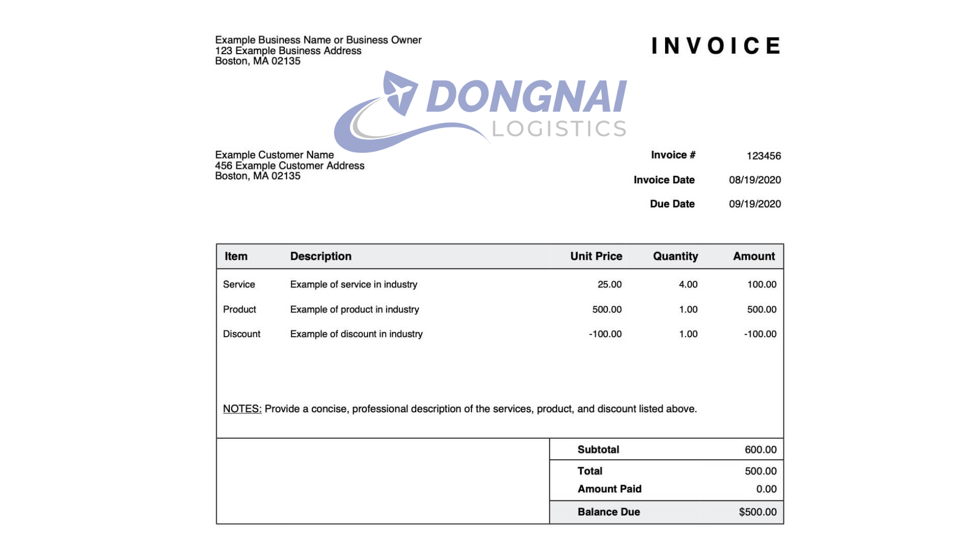 Invoice trong vận tải hàng không: Tài liệu bắt buộc cần hiểu rõ - DONG ...