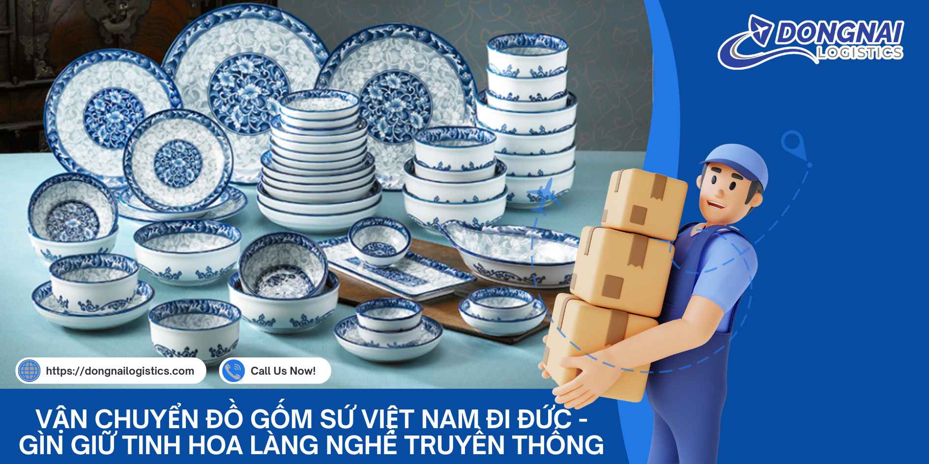 Vận Chuyển Đồ Gốm Sứ Việt Nam Đi Đức